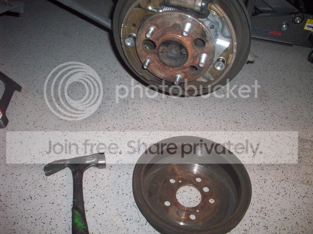 Diy for rear driver wheel stud check and replacement 1997 toyota camry ...